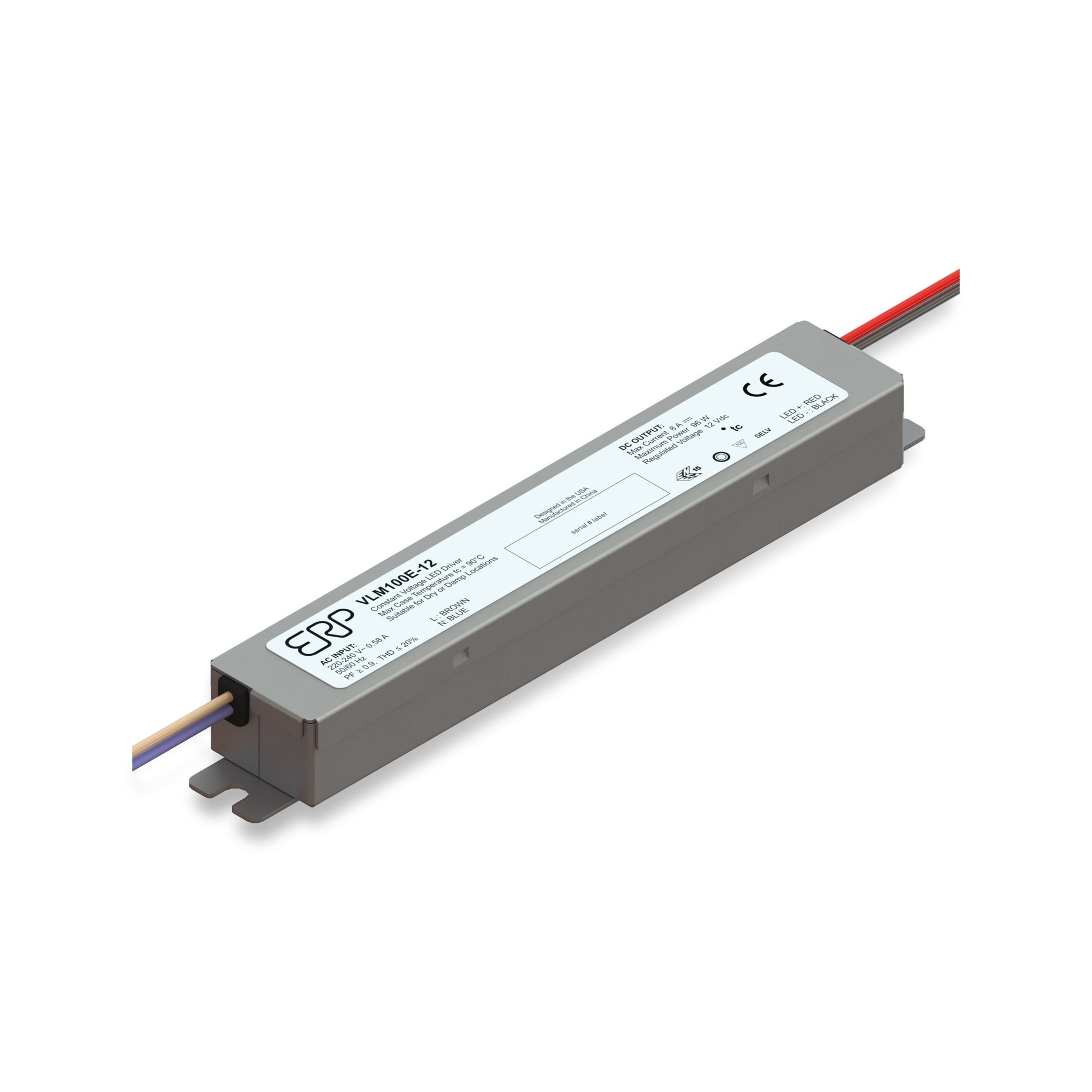 ERP Power VLM100E-24, 24V-100W • Spannungsquellen mit Leitungen bei LEDs.de